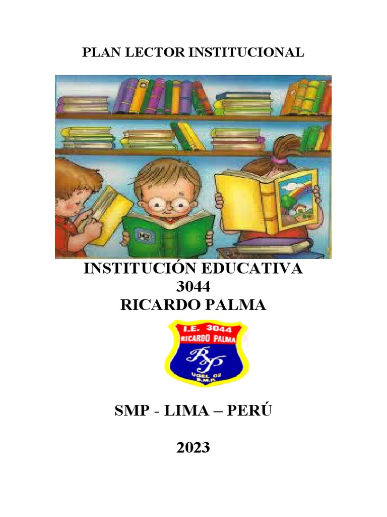 Plan Lector Institucional 2023 (Revisado | PDF | Salón de clases | Enseñando