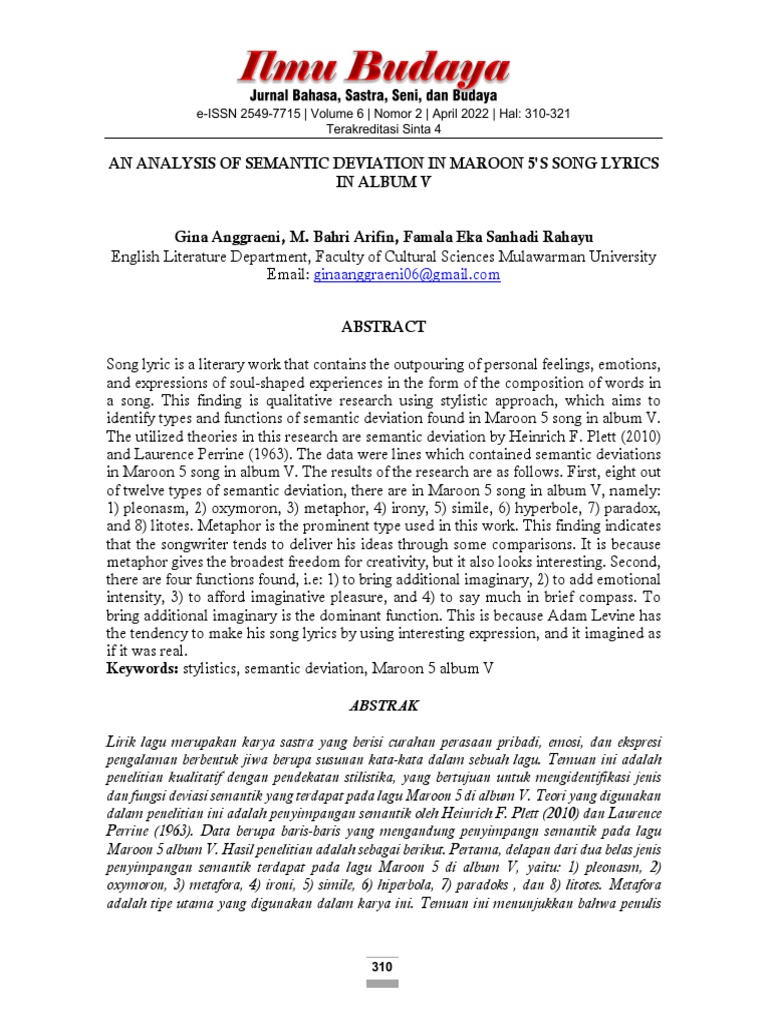 Semantic Deviation | PDF | Metaphor | Imagination