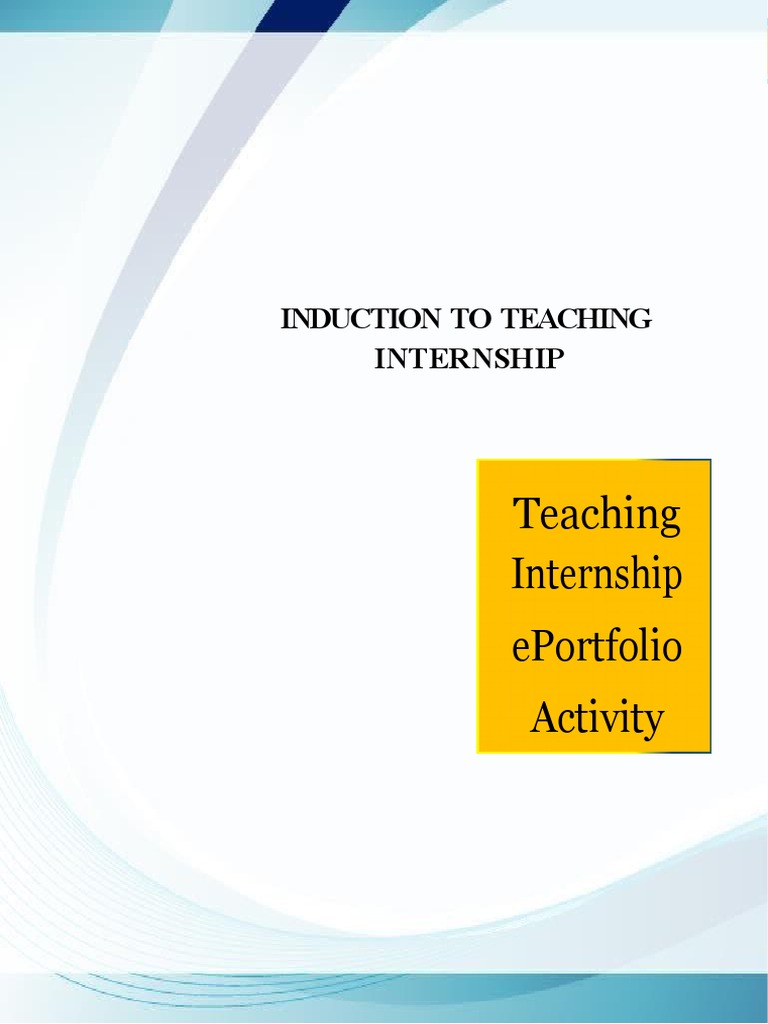 TI Activity 1 INDUCTION TO TEACHING INTERNSHIP | PDF | Teachers ... TI Activity 1 INDUCTION TO TEACHING INTERNSHIP | PDF | Teachers ...
