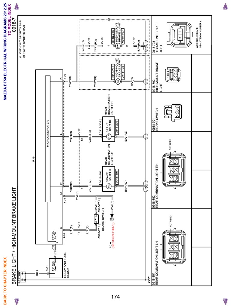 Mazda Bt50 Wiring Diagram | PDF