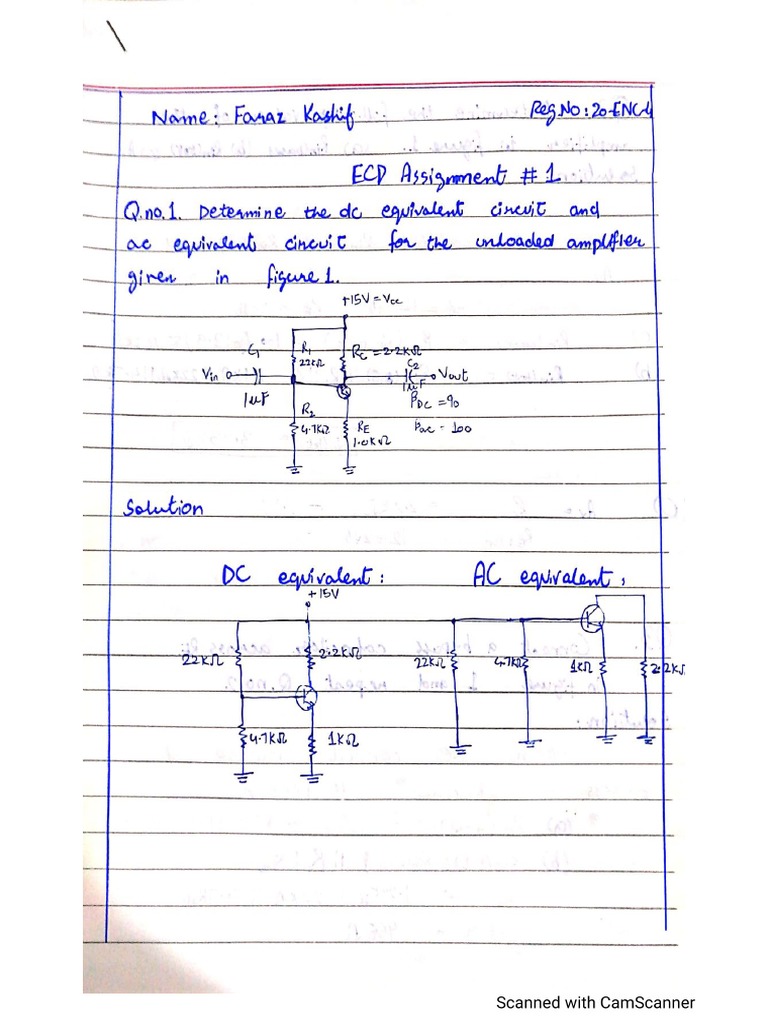 ECD Assignment 1 Solution | PDF