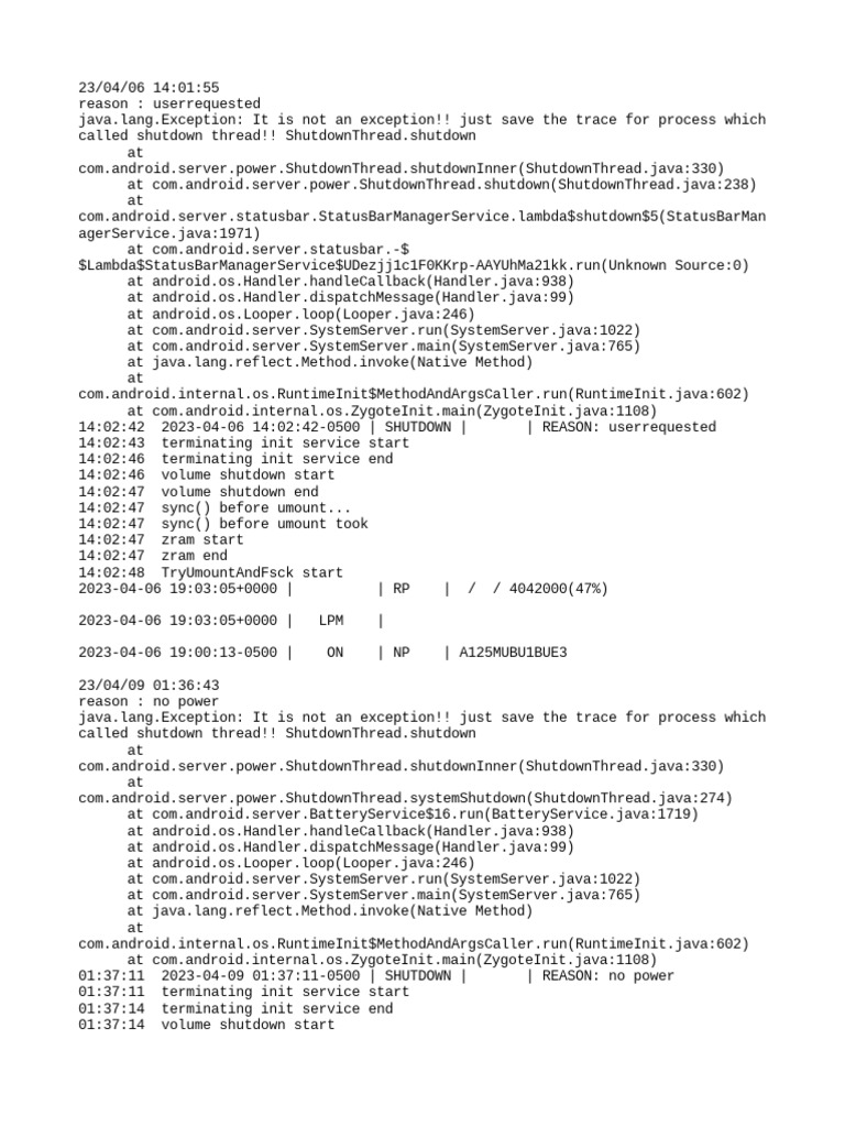 Power Off Reset Reason Backup Pdf Java Programming Language Computer Engineering