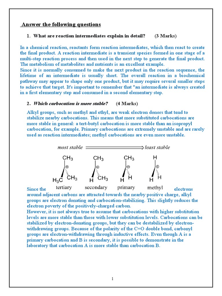 Assignment 1 ORGANIC Chemistry Spring 2021 | PDF | Acid | Chemical ...