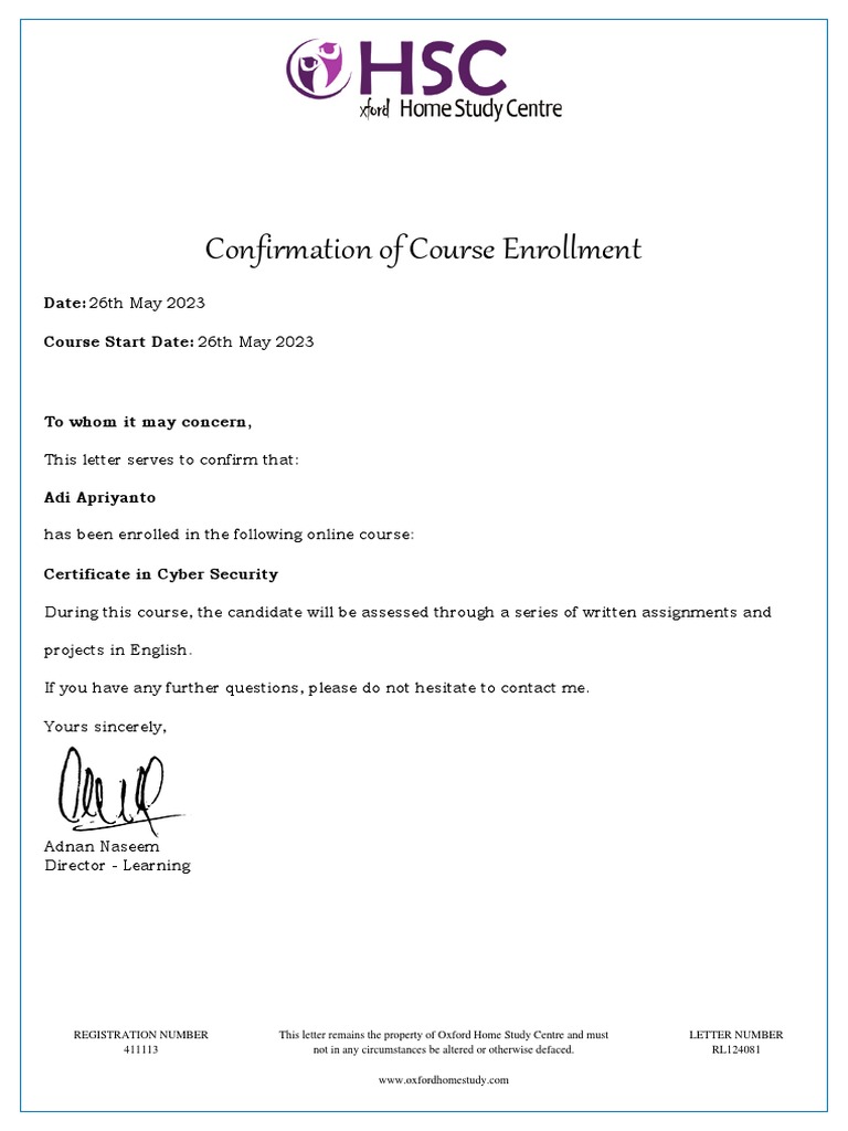 Certificate - HSC | PDF