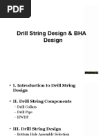 Drill String Design & BHA Design | PDF | Strength Of Materials | Pipe (Fluid Conveyance)