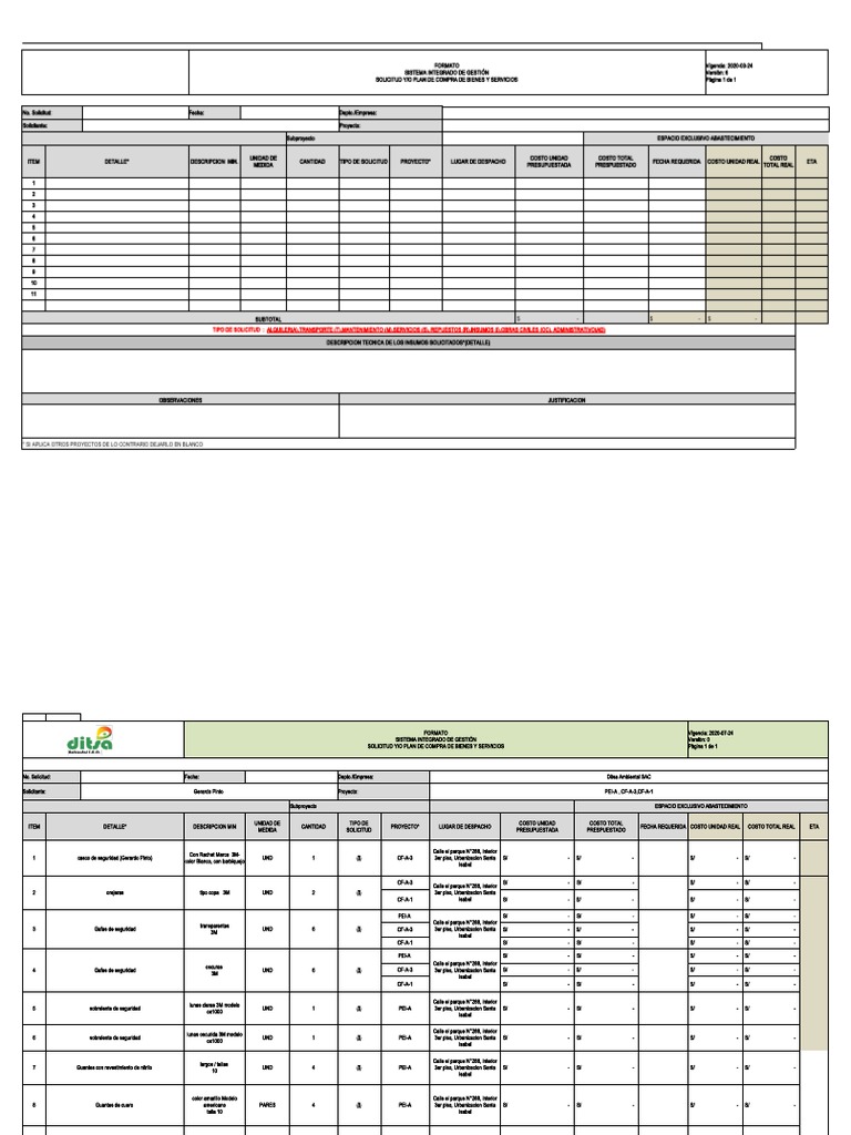 SOLICITUD EPP Junio 2022 | PDF