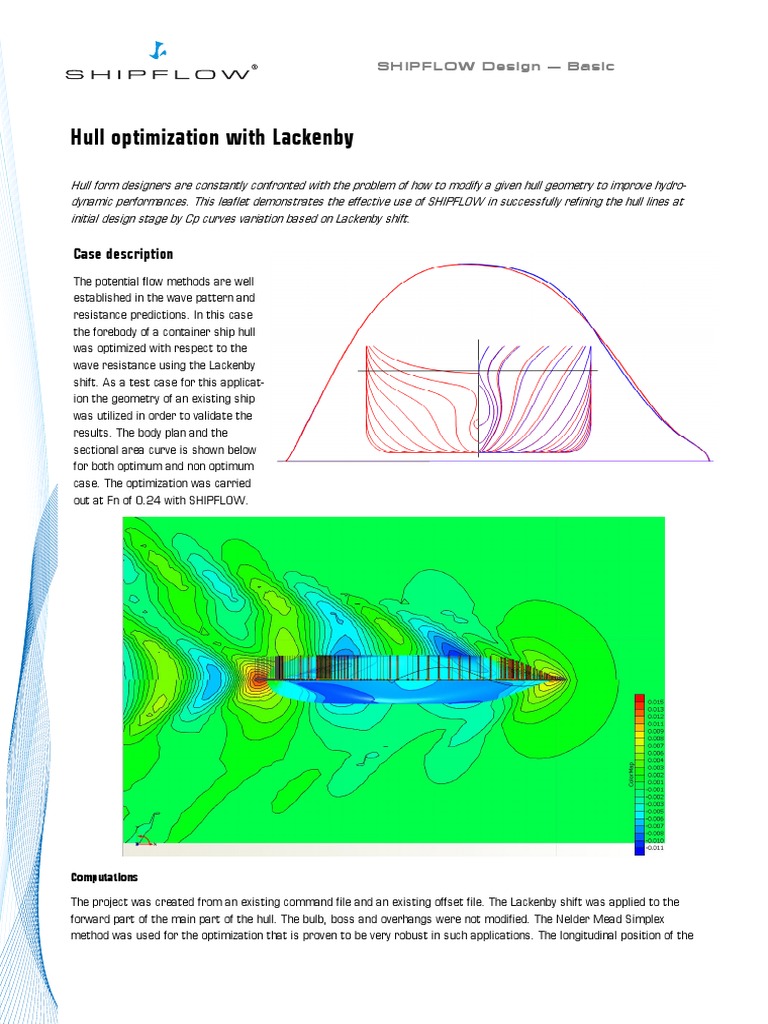 Hull Optimization with SHIPFLOW | PDF | Teaching Methods & Materials ...