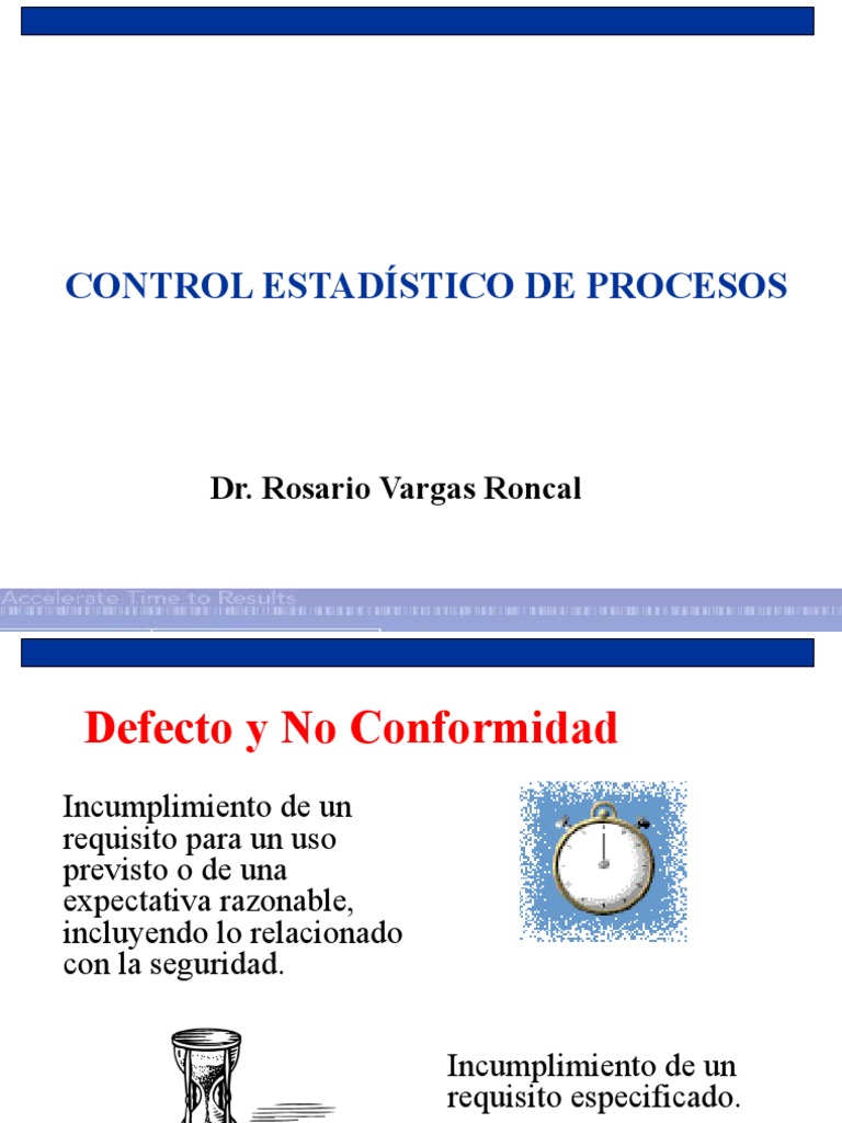 Control Estadistico de Procesos | PDF | Estadísticas