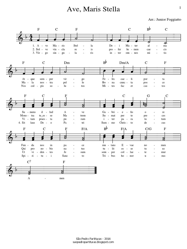 Ave Maris Stella - Compress | PDF