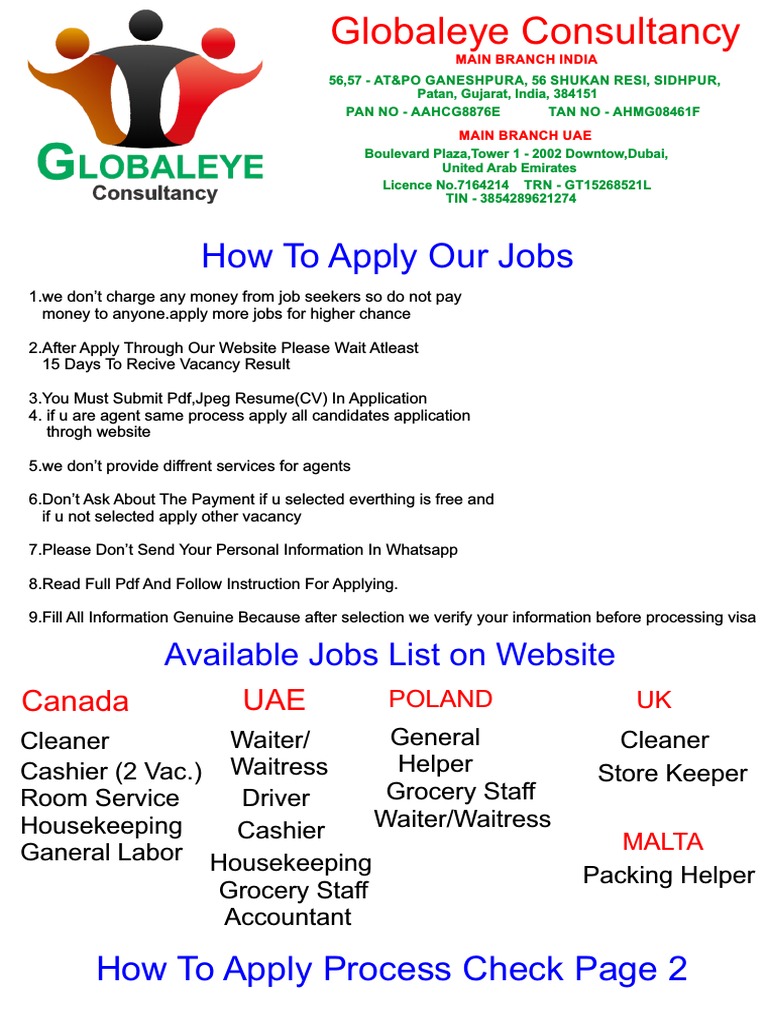 Globaleye Consultancy 230606 233440 | PDF