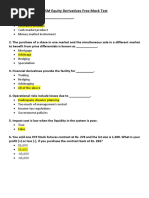 NISM Series 8 Equity Derivatives Free Mock Test - PDF (With Explanation ...