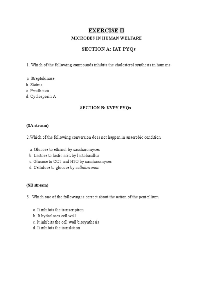 Microbes PYQ - 19189621 - 2023 - 06 - 05 - 12 - 36 | PDF