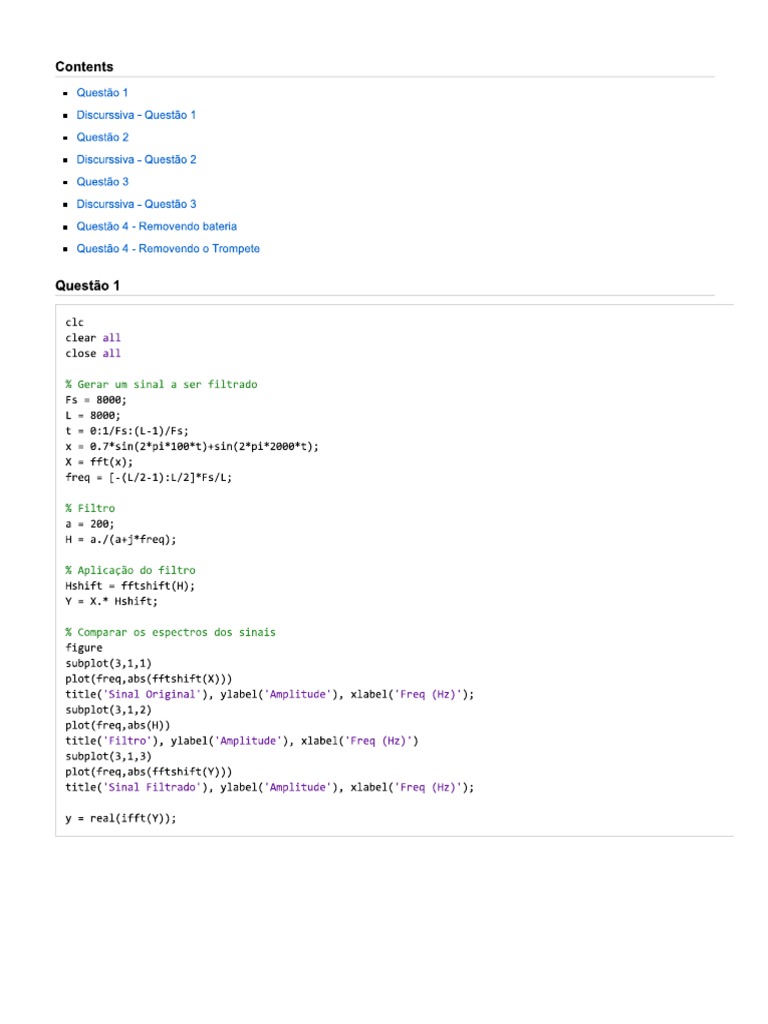 Lista_6_filtros_digitais_Joao_Carlos | PDF