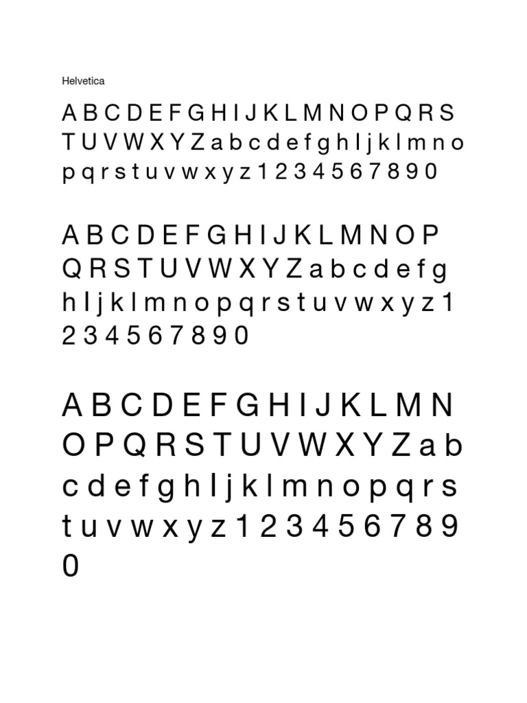 Helvetica | PDF