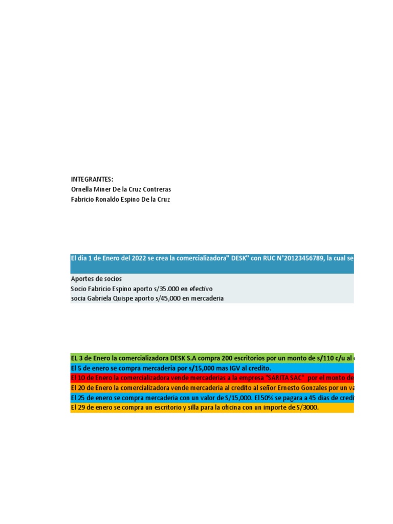Tarea Academica 1 Contabilidad Financiera | PDF Tarea Academica 1 Contabilidad Financiera | PDF