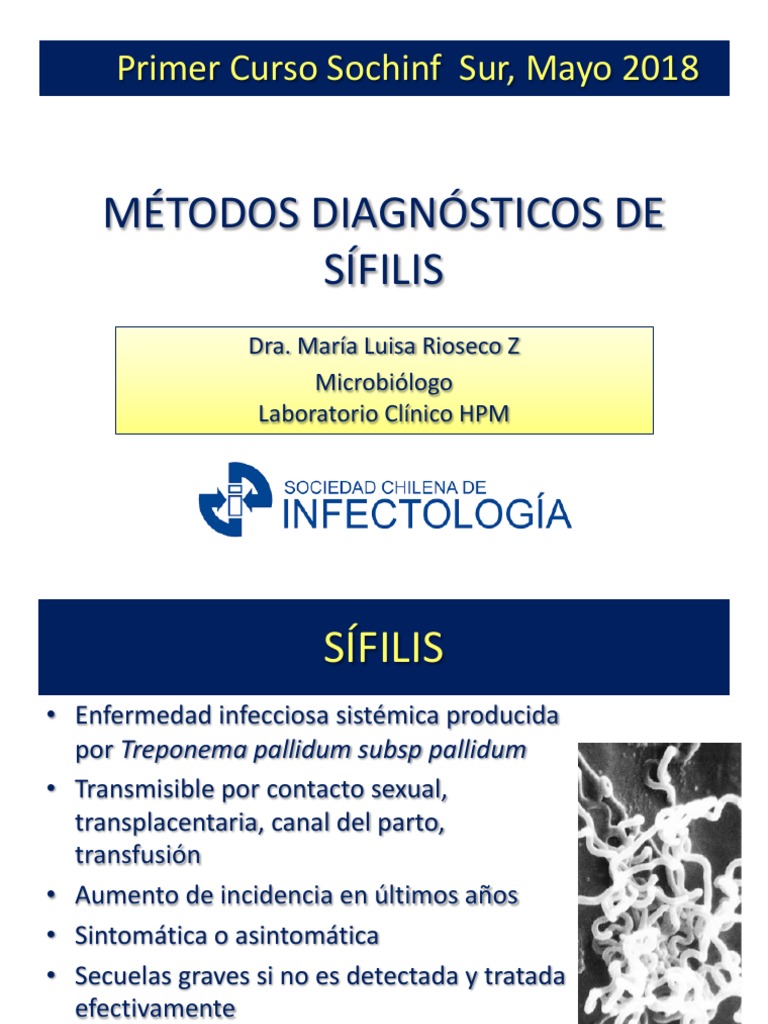 Tecnicas DG Sifilis | PDF | Especialidades Medicas | Medicina CLINICA