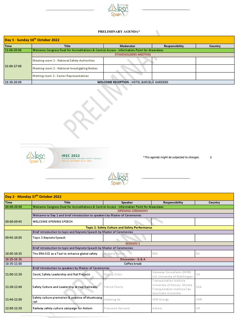 Congress Program | PDF