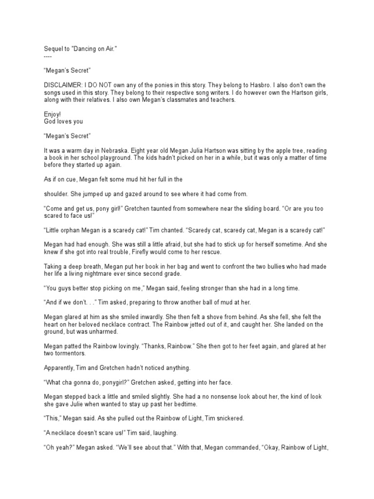 Megan's Magical Secret | PDF
