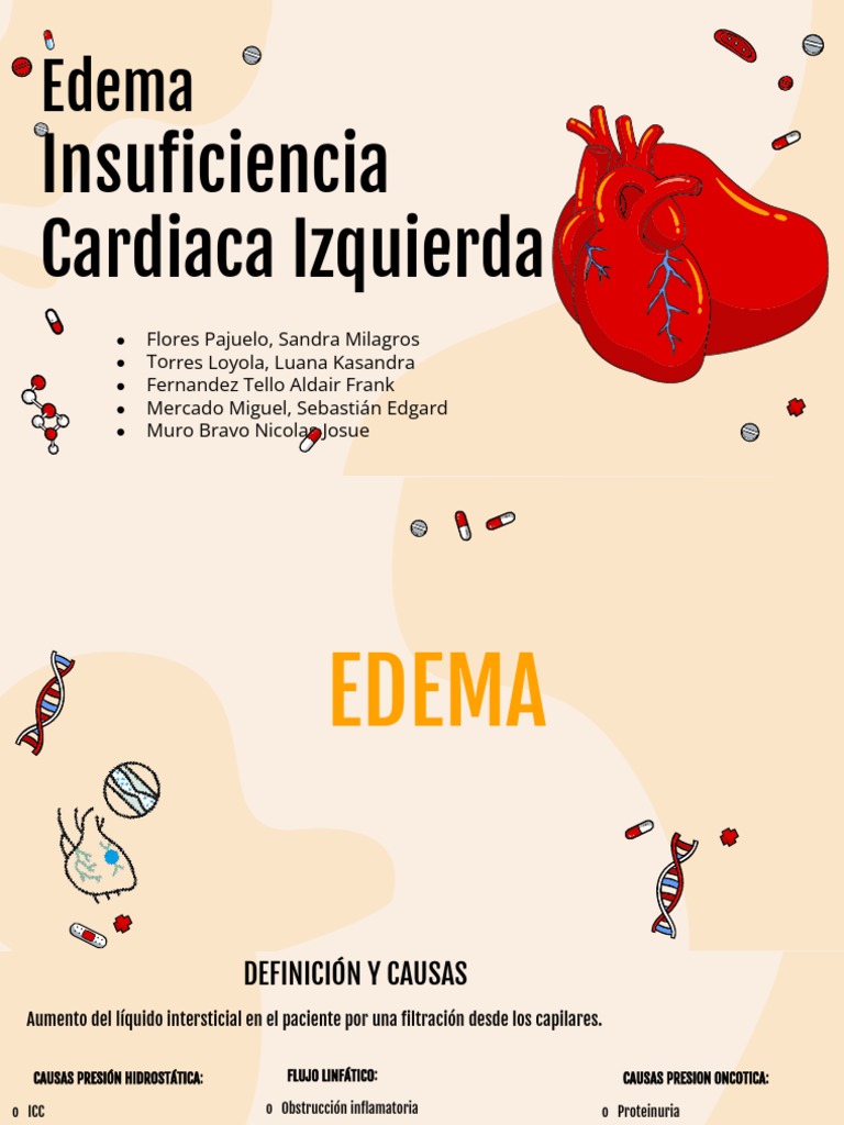 Edema e Insuficiencia Cardiaca Izquierda 5C1 | PDF