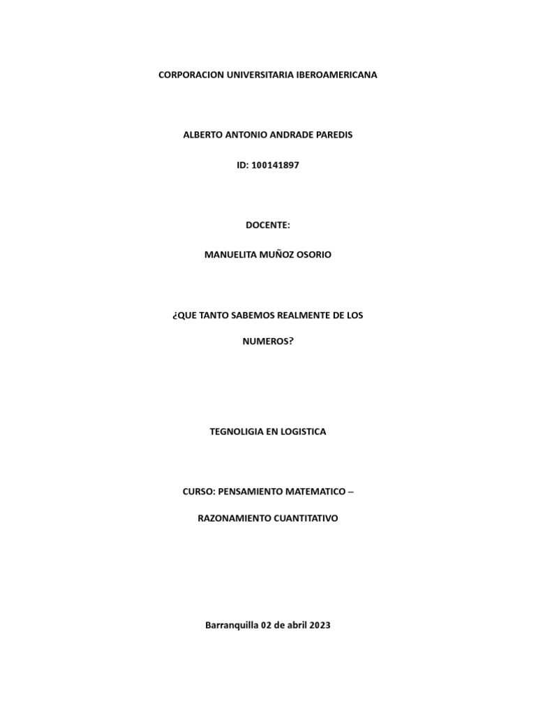 Mapa Mental - Alberto Andrade | PDF | Entero | Número racional
