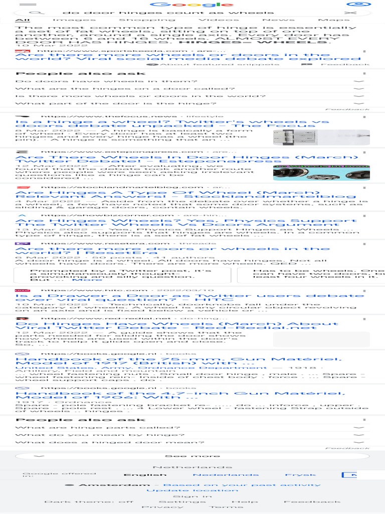Do Door Hinges Count As Wheels - Google Search | PDF