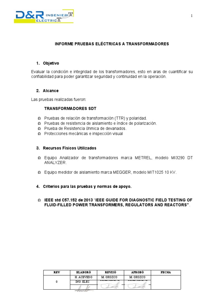 PROTOCOLOS TRANSFORMADORES | PDF | Transformador | Electromagnetismo