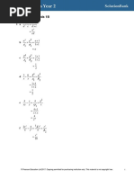 Math IEB Formula Sheet | PDF