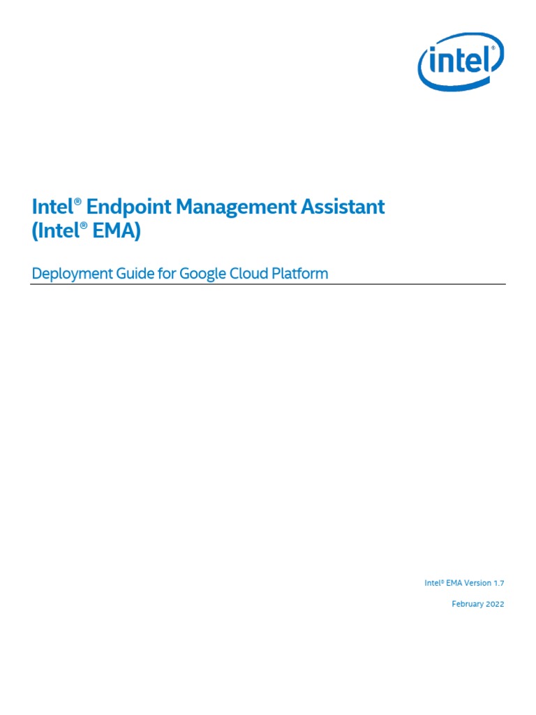 Intel(R) EMA Web Deployment Guide for GCP | PDF | Cloud Computing ...