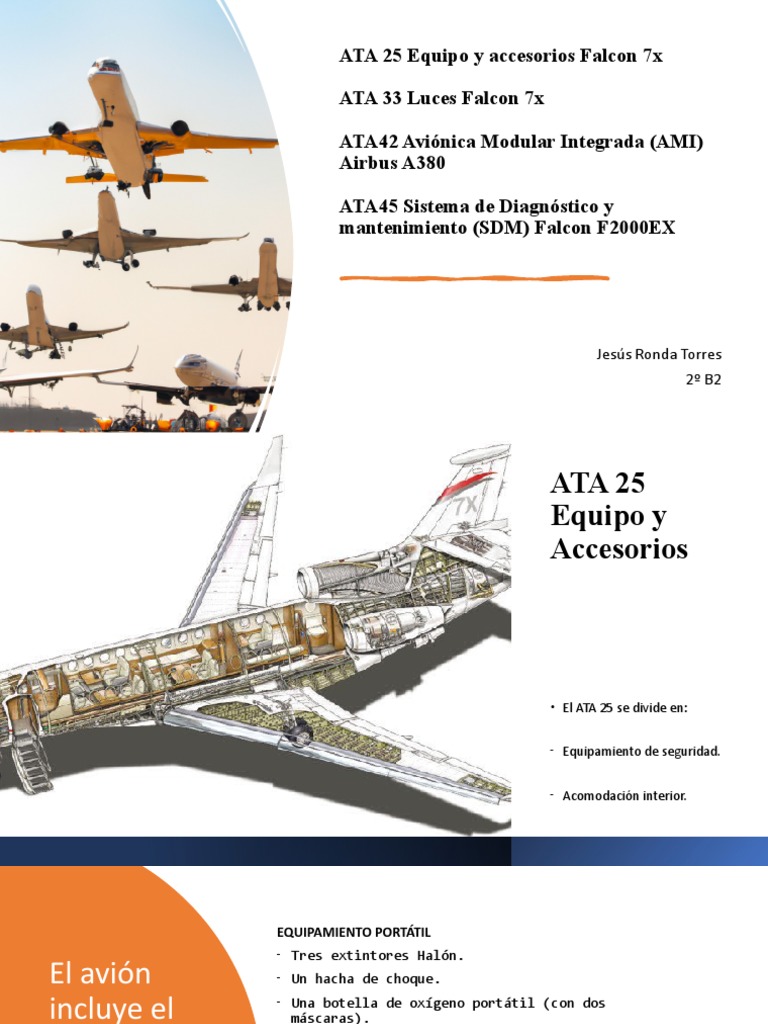 Trabajo ATA S 25, 33, 42 y 45 | PDF | Software de la aplicacion | Avión