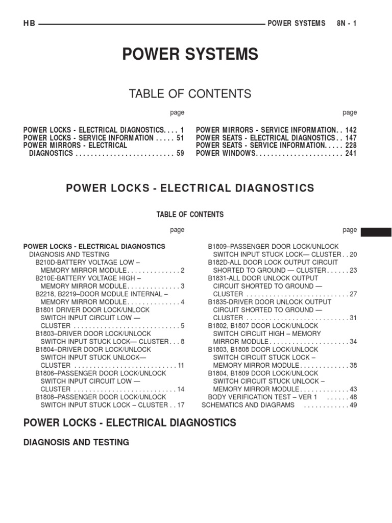 Sistemas de Potencia Dodge Durango | PDF | Electrical Connector | Switch