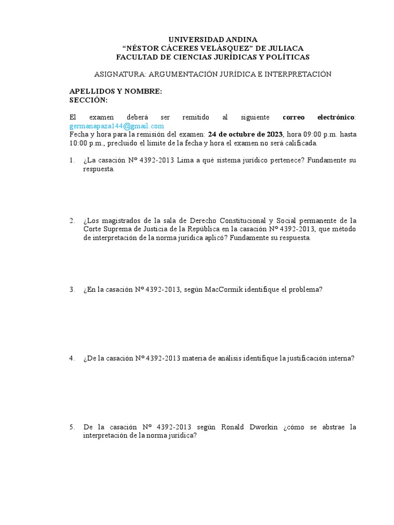 EXAMEN - A y B | PDF