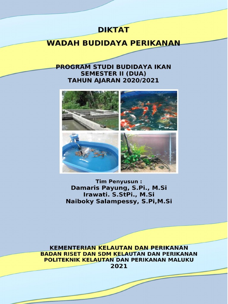Wadah Budidaya Perikanan | PDF | Seni
