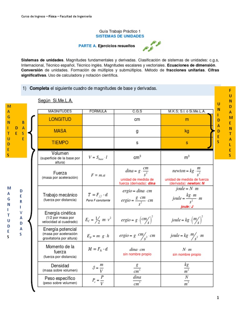Guia TP1 Parte A 2022 | PDF | Fuerza | Masa