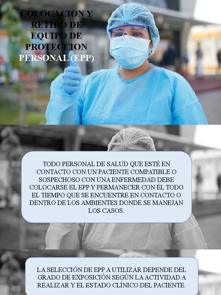 Colocacion y Retiro de Epp | PDF