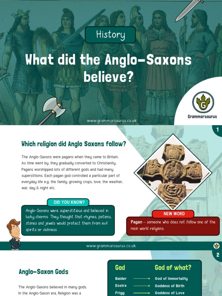 Anglo Saxon Gods and Beliefs | PDF | Anglo Saxons | Bede