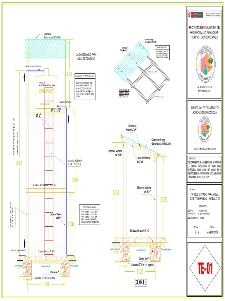 Modulo I-Tanque Elevado-Yurimaguas | PDF