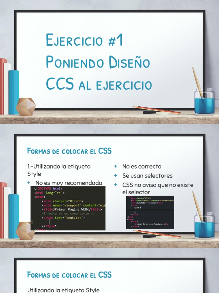 Ejercicio 1 2023 CSS | PDF