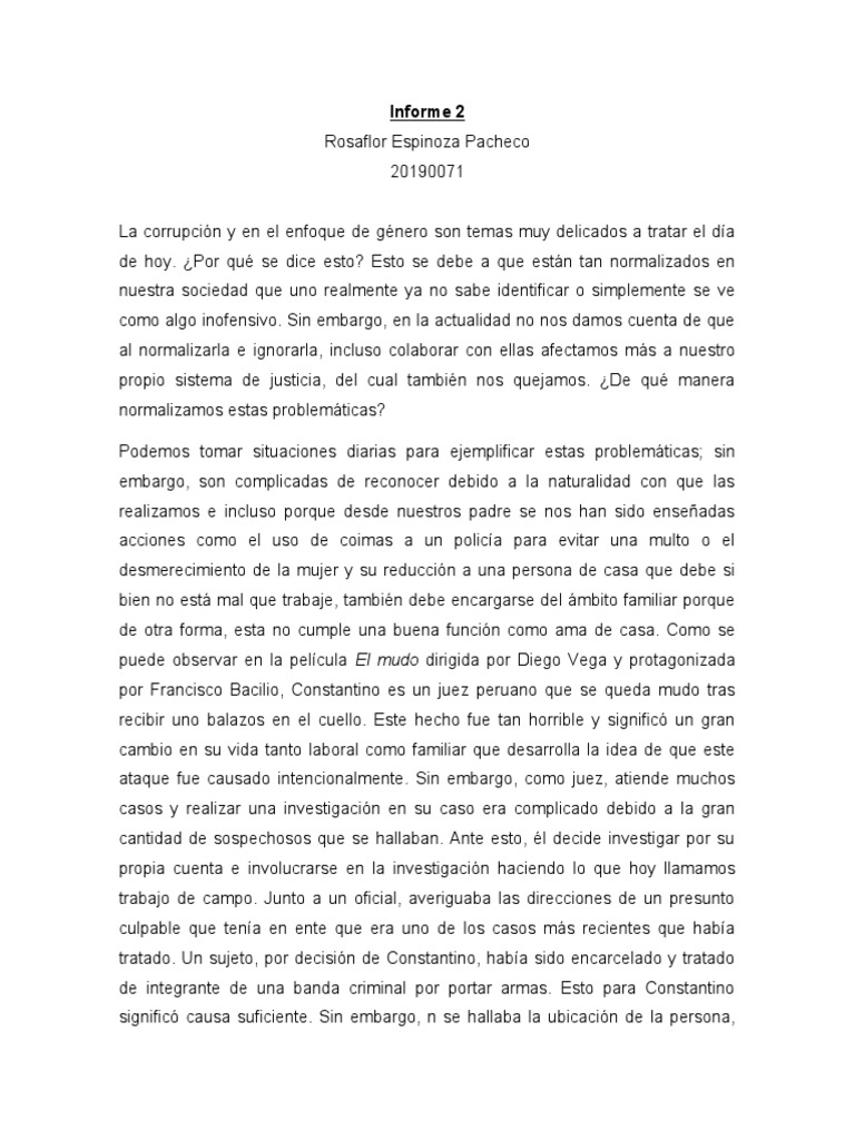 Informe 2 - Modelos | PDF