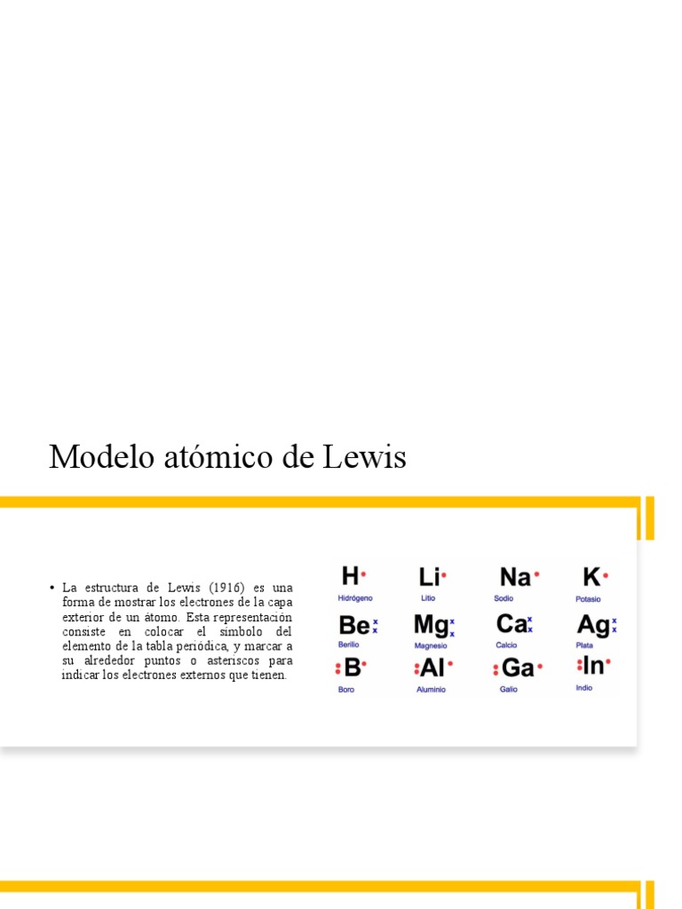 Modelo Atomico de Lewis | PDF