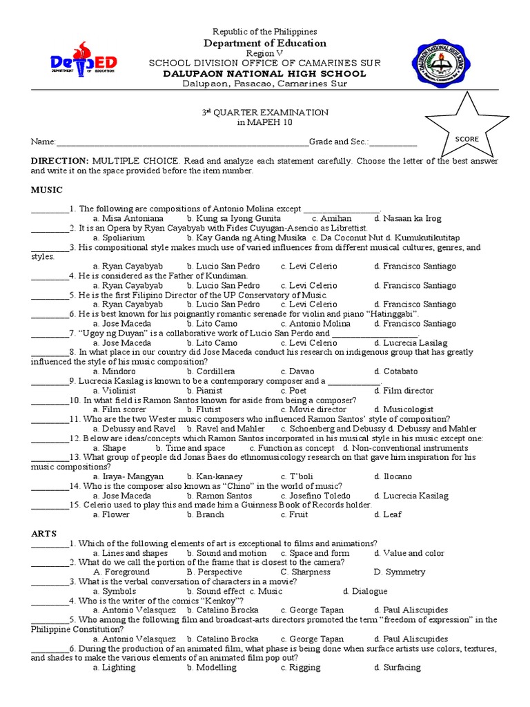 Mapeh 10 | PDF | World Health Organization | Global Health