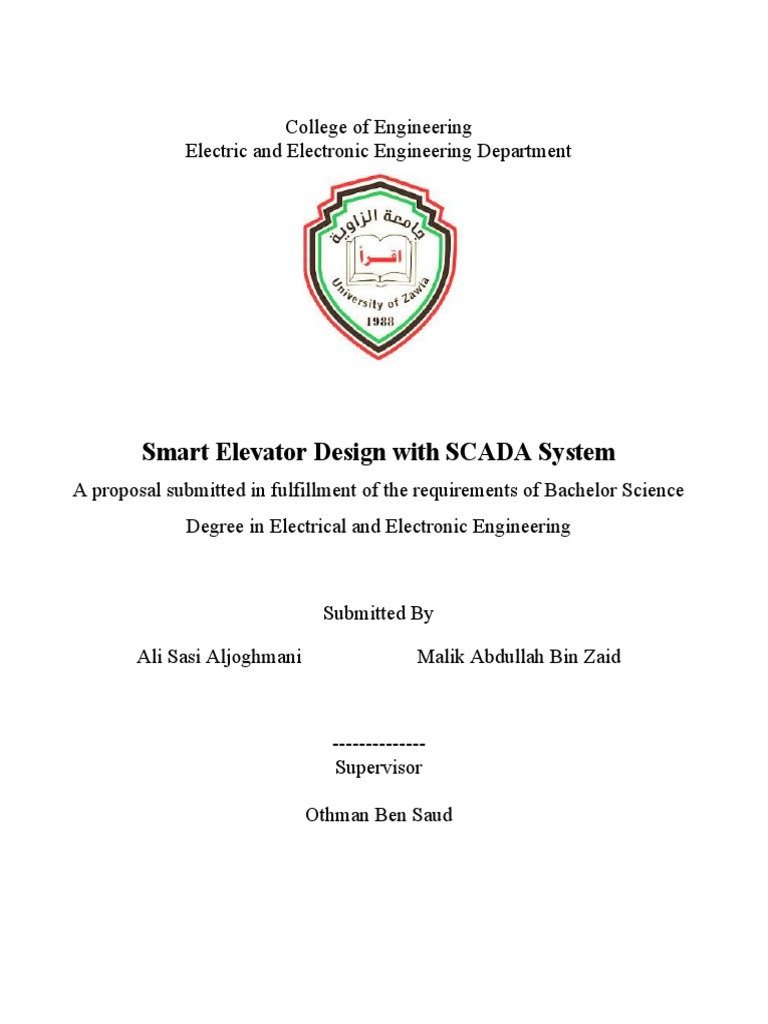 Project | PDF | Programmable Logic Controller | Elevator