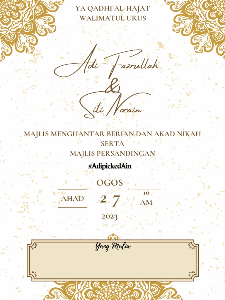 Eyoi Wedding Invitation Revised | PDF