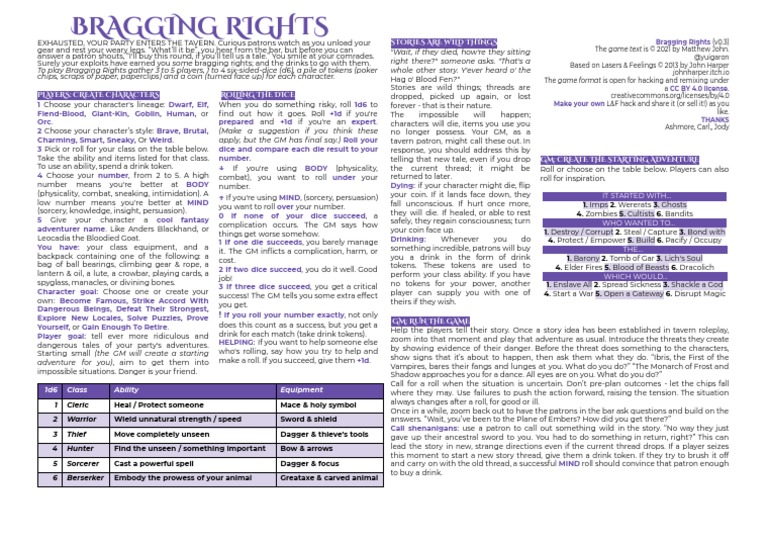 Bragging Rights-V0 3 | PDF