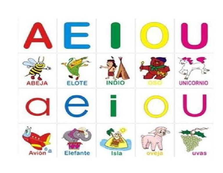 Memorama de Vocales | PDF