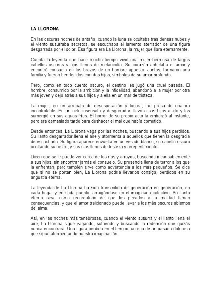 La Llorona | PDF