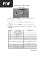 Códigos de Error DeLavadora Mabe | PDF | Lavadora | Detergente