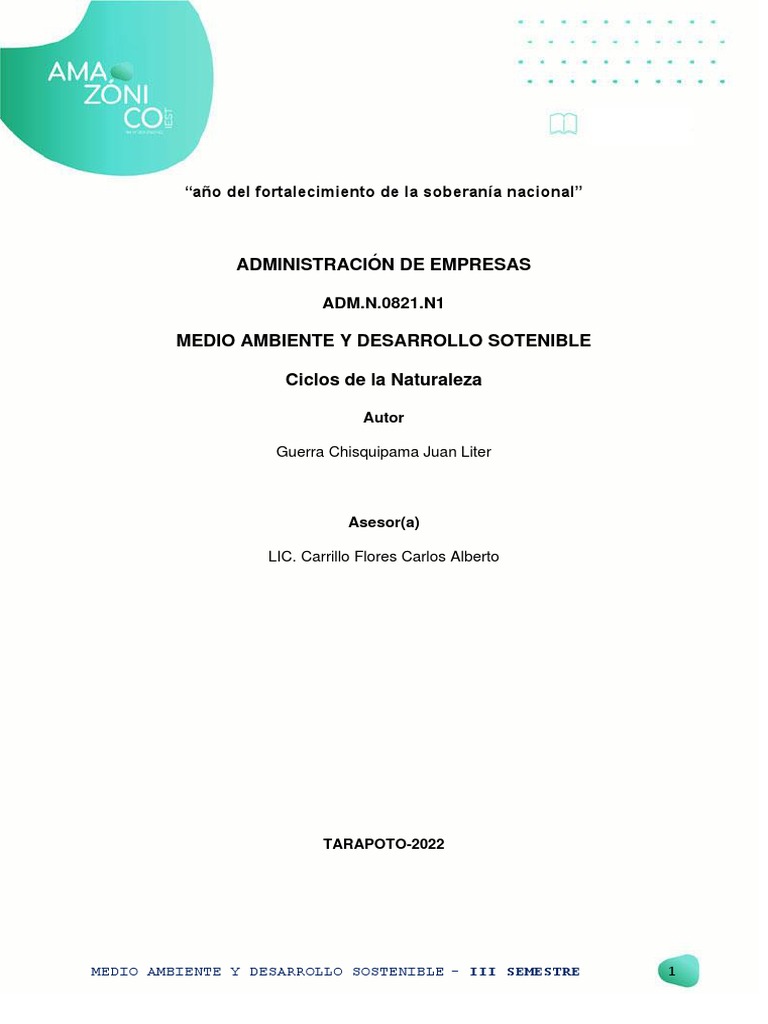 Ciclos de La Naturaleza | PDF | Naturaleza | Entorno natural