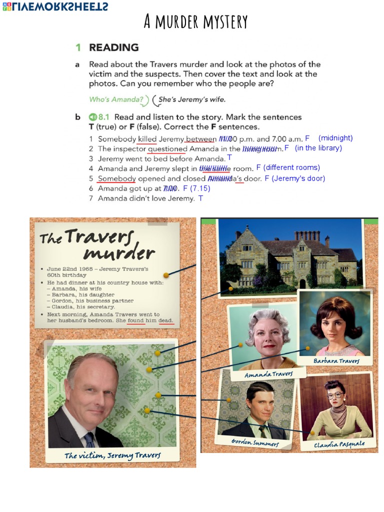 A murder story Lean | PDF