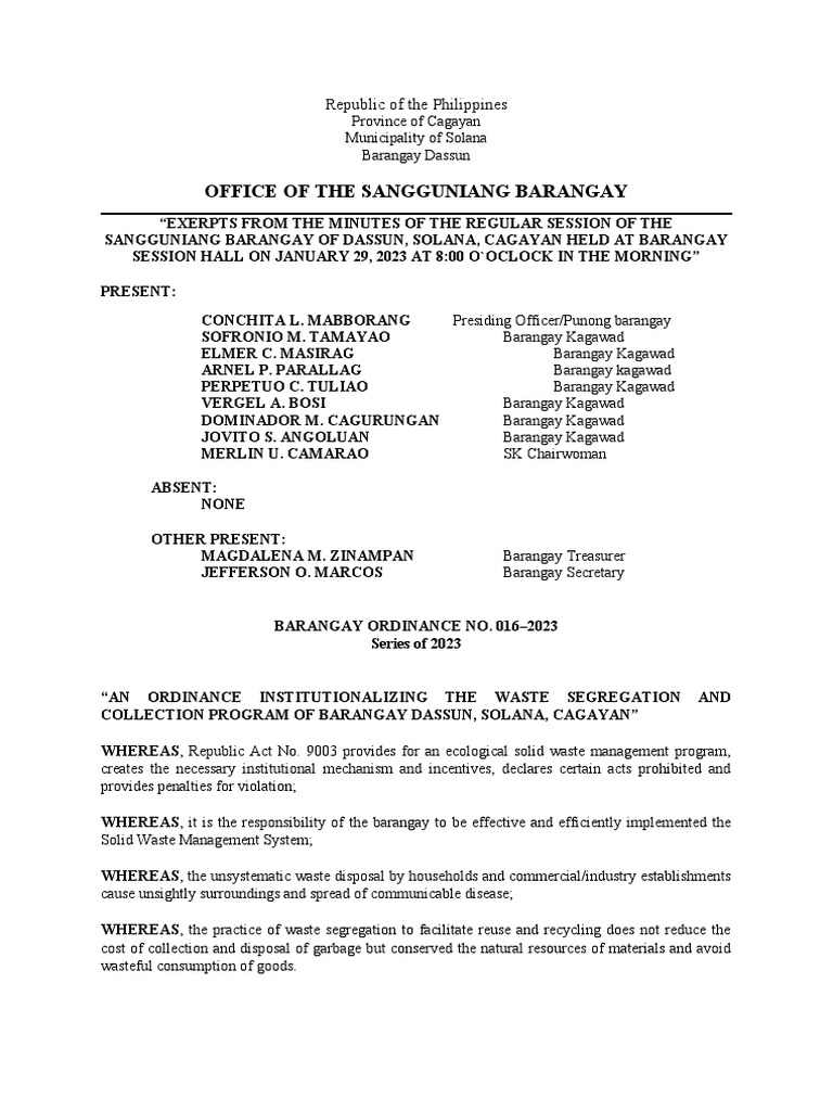 Waste Segregation | PDF | Waste Management | Waste