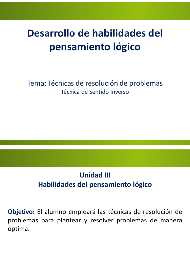 Técnica de Sentido Inverso | PDF | Pensamiento | Método científico